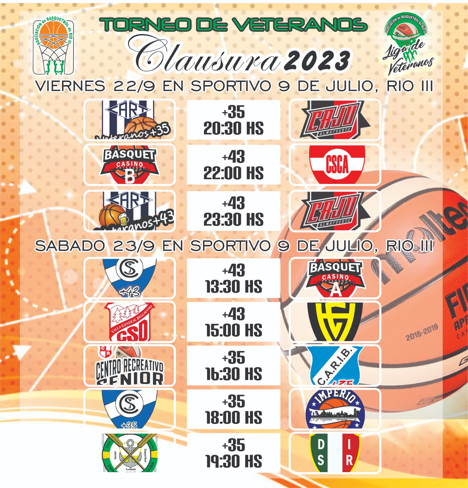 Liga de Veteranos 2023 - ABRT